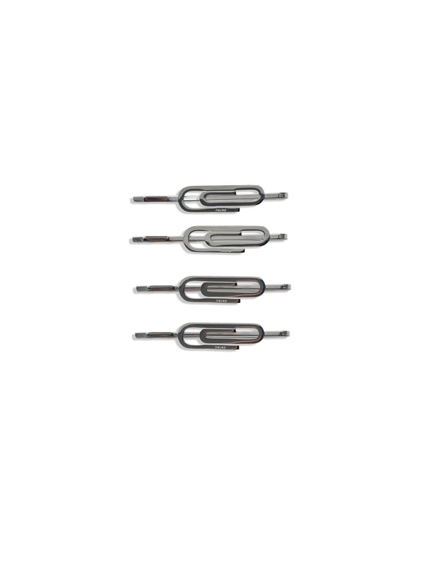 Paper Clip Hair Pins – 4-Piece Set – heyep